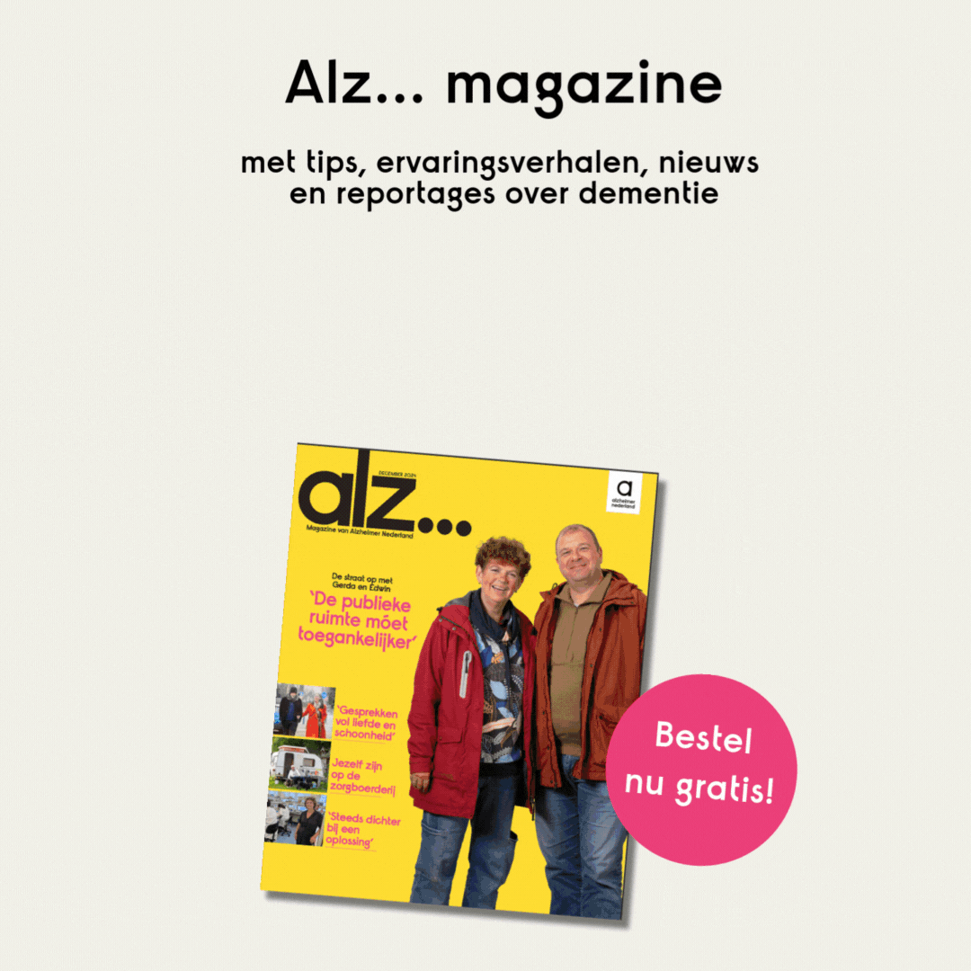 Bestel gratis het ALZ... Magazine | Alzheimer Nederland