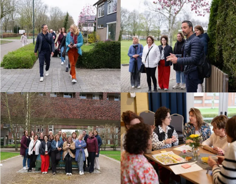 Ervaringen delen tijdens werkbezoek aan Veldhoven | Alzheimer Nederland